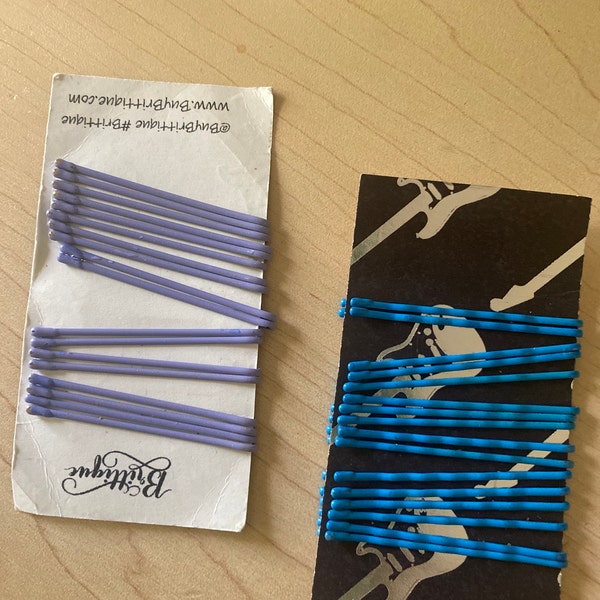 2 Inch HAND Colored Bobby Pin, Cute Colorful Pageant Hair Pin, Unique ...