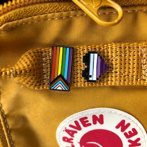 Non-binary Ribbon Pin Subtle Pride Flag Enamel LGBT LGBTQ - Etsy UK