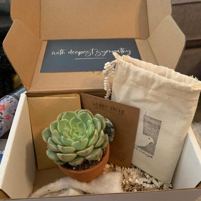 Sympathy Gift Box With Grief Affirmation Card Set for Lost Loved One ...