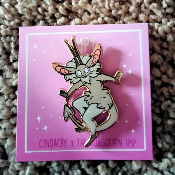 Imp Cryptid Hard Enamel Pin | Kawaii Impy Goblin - Etsy