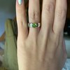 Once Upon A Time Ring Peridot and Sterling or Gold - Etsy