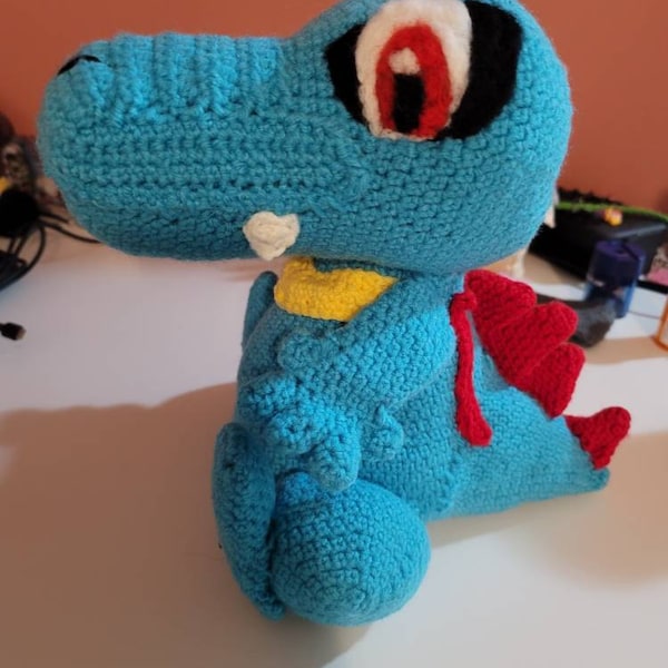 Totodile Crochet Pattern. PDF Plushie Amigurumi Pattern in English - Etsy