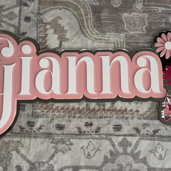 Seashell Plaque | Sea Shell Acrylic Name | Boho Girls Room | Mermaid ...