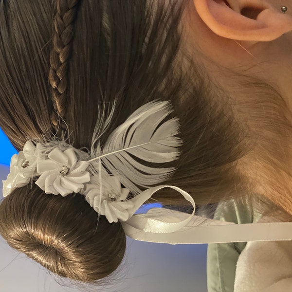 Ballet Bun Wrap, Floral Hair Accessory, Ballet Basics, Pretty Bun Wrap ...