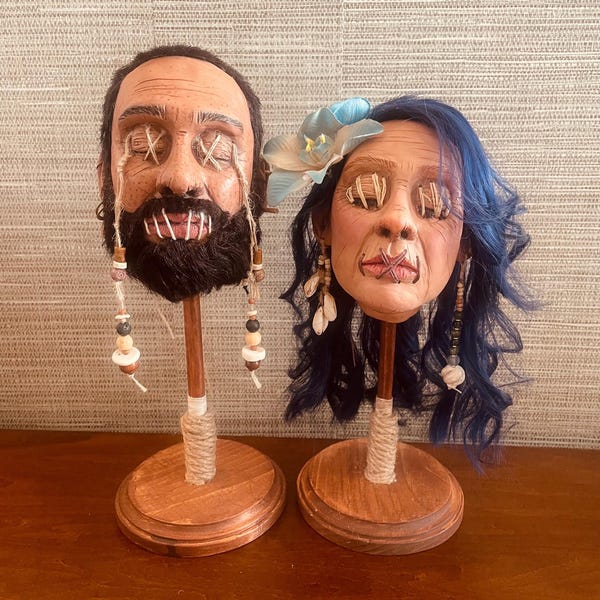 Shrunken Head - Elvis | Tiki Bar Decoration - Etsy