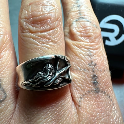 University Graduation Ring, Class Band College Ring, Personalized ...