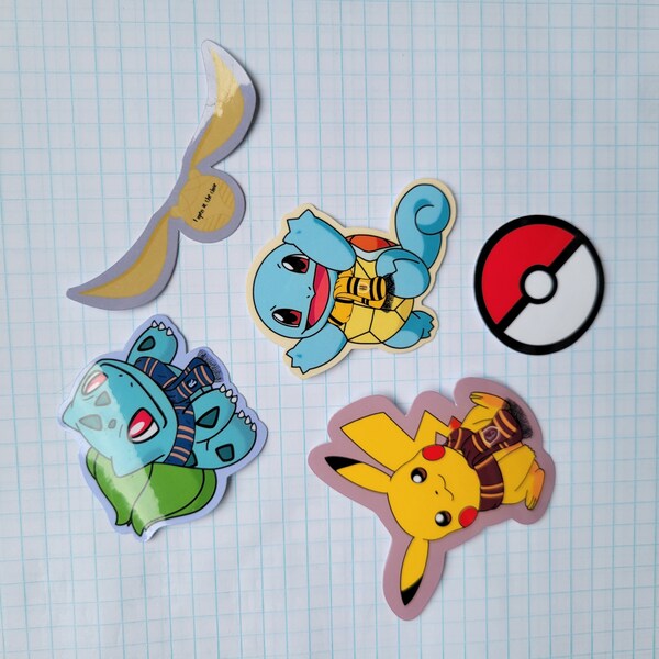 Pikachu Wizard Sticker - Etsy