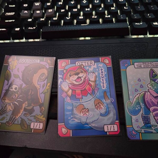 5 of Each Rin and Seri // Cat and Dog Tokens for Magic the Gathering - Etsy