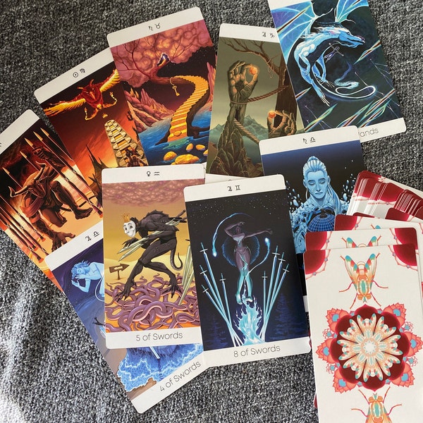 WHITE FLY TAROT - Etsy