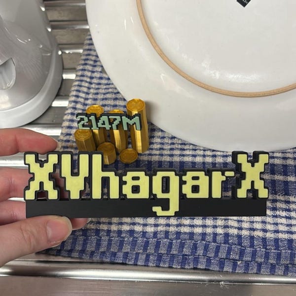 Personalised Runescape Nameplate // Glow in the Dark // Runescape Gift ...