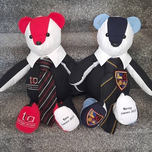 Heart Shaped Memory Bear Patch Sew On/memory Cushion - Etsy UK