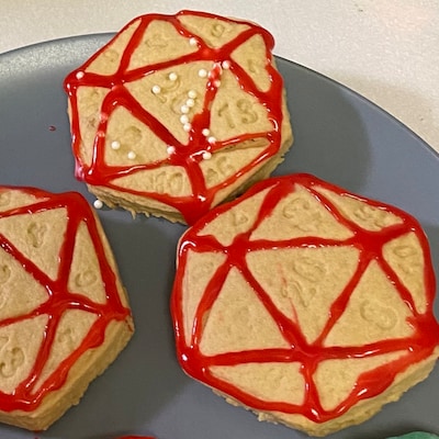 Super Cool D20 Cookie Cutter, A La Dungeons and Dragons Hexagonal ...