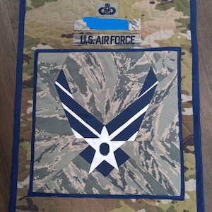 US Air Force Foundation Paper Piecing Quilt Block Pattern, Military ...