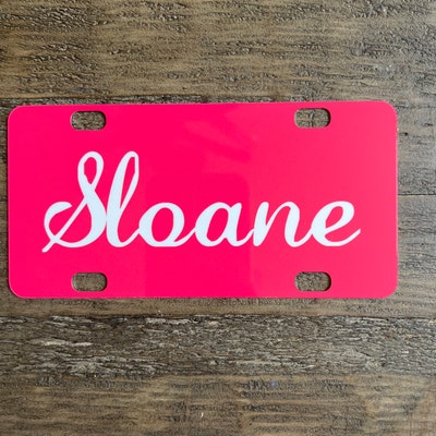 Personalized Mini Bike License Plate - Etsy