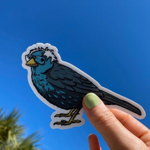 Birdie Sanders Sticker / Vinyl / Laptop Sticker / Small Bumper Sticker ...
