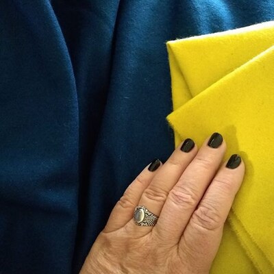 Wool Melton Red - Etsy