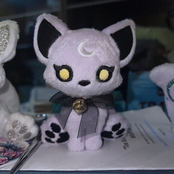 DIY KIT - Luna Plush - Littlefox's Toebeans - Moon Witch Cat Kitten ...