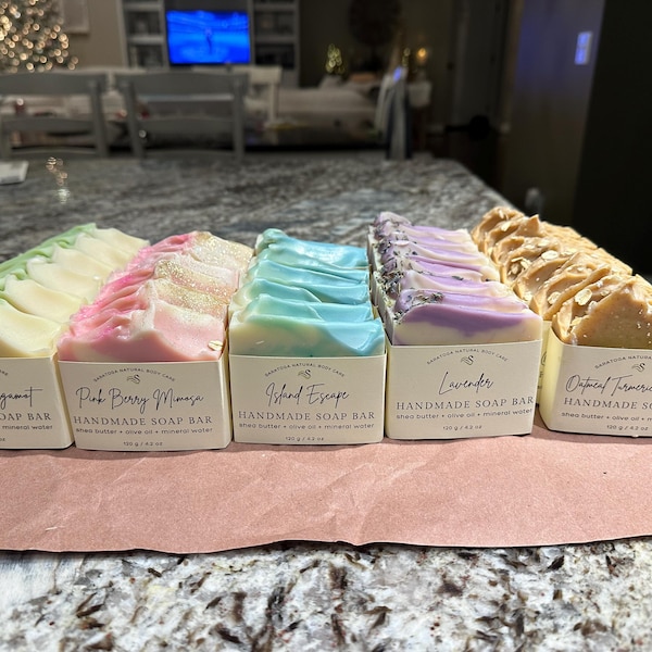 Farm Animals Baby Shower Soap Favors / Baby Sprinkle / Handmade Half ...