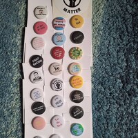 1 'virtual Hug' Button Badge With - Etsy