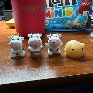 Little Silly Cows, Resin Cows, Cow Cabochon, Dollhouse Mini, Dollhouse ...