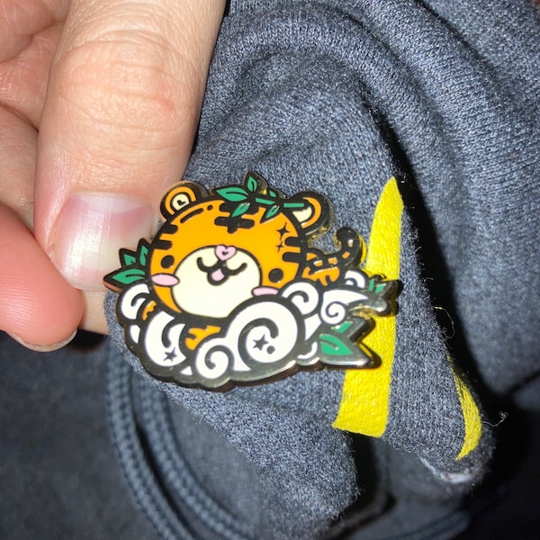 Zodiac Tiger Glitter Hard Enamel Pin- Cute, Kawaii, Gift, Lapel Pin - Etsy
