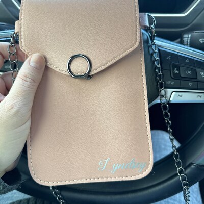 Personalized Phone Purse, Leather Phone Case, Light Weight Purse ...