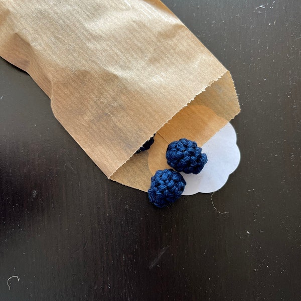 Crochet Red Raspberries 5 Pieces, Crochet Fruits, Crochet Food ...