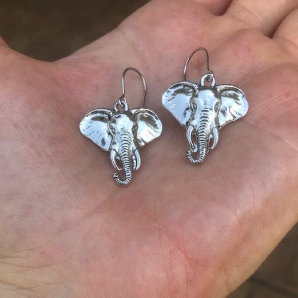 Elephant Earrings - Etsy