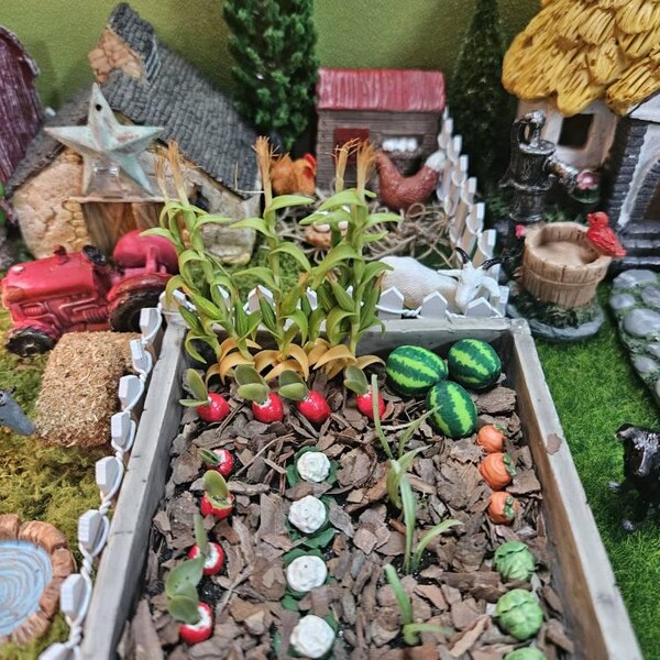 Miniature Rustic Outhouse Scene: Fairy Garden Cake Topper - Etsy