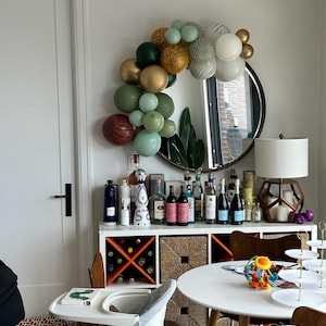 Big Sur THICK Balloon Garland Kit With Sage Grey & White Balloons for ...