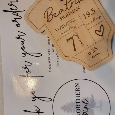 Personalized Baby Birth Stat Ornaments, Babys First Christmas, Newborn ...