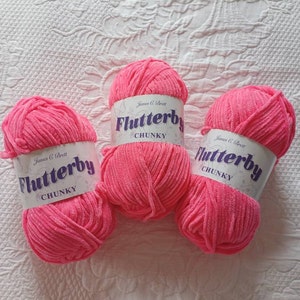 King Cole Tufty Super Chunky really Soft Fluffy Polyester Yarn Wool ...