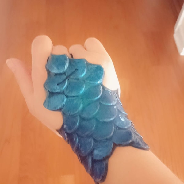 Silicone Mermaid/fish Scales Bracer - Etsy