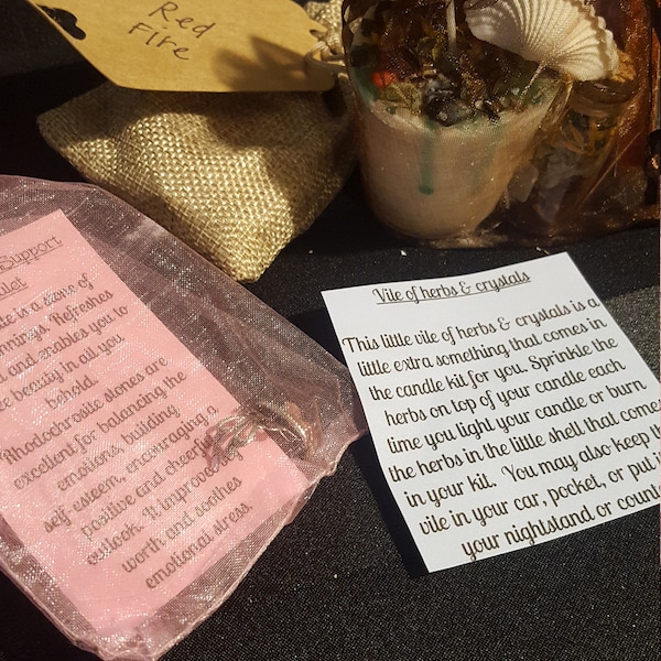 Complete Weight Loss Candle Spell Kit- Witchcraft, Wicca, Crystals ...