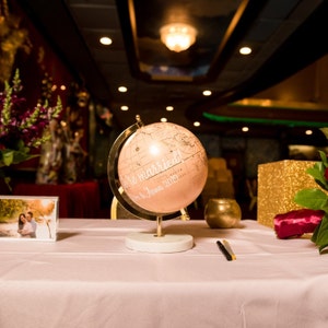 Graduation Party Decoration Custom Globe Guest Book Sign In - Etsy