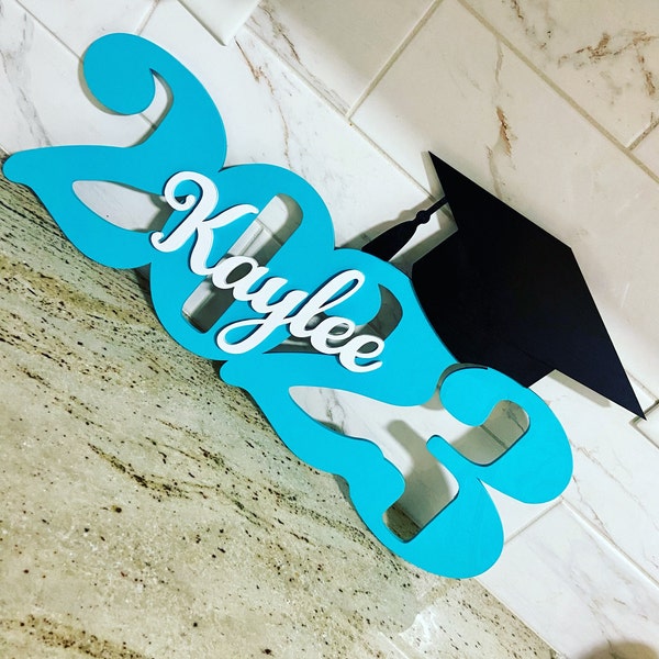 Graduation Wood Sign, Year, Class Of, Photo Props, Senior Sign ...