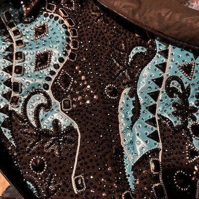 Women Show Jacket, Equestrian Pattern, Western Horse Show Jacket,horse ...