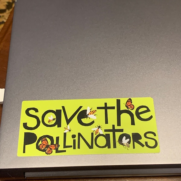 Save the Pollinators Bumper Sticker - Etsy