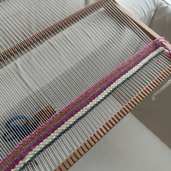 X Large Weaving Loom Kit, Also Known as Tapestry Weave Loom Lap Heddle ...