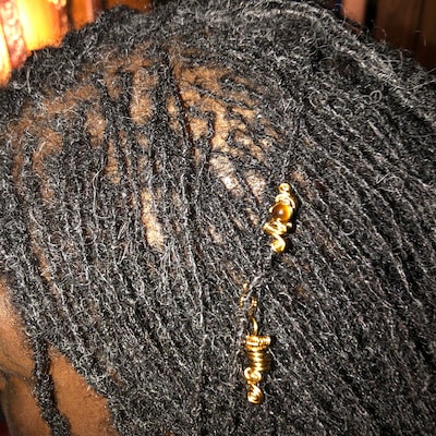 Unique Copper Dreadlock Beads, Loc Bead, Dreadlock Accessory, Tribal ...