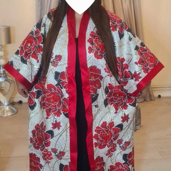 Made to Order Maxi Tie Belt Fitted Full Damask Brocade Bubu/agbada With ...