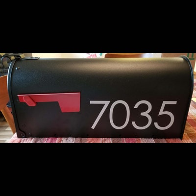 Reflective Mailbox Numbers, Reflective Mailbox Decals, Mailbox Decals ...