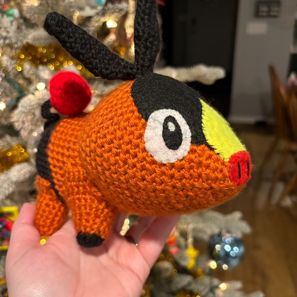 Tepig Crochet Pattern ~ Amigurumi PDF Patterns ~ ENGLISH Instructions ...