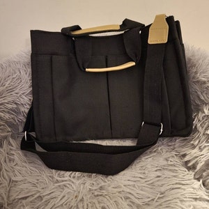 Multi Pocket 3D Canvas Crossbody Tote Bagmessenger Bagcanvas - Etsy