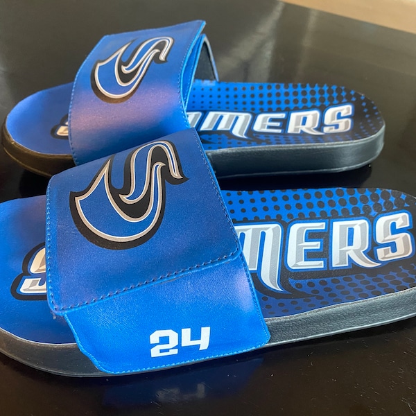 Custom Slide Sandals for Your Team, Personalized Slides, Custom Slides ...