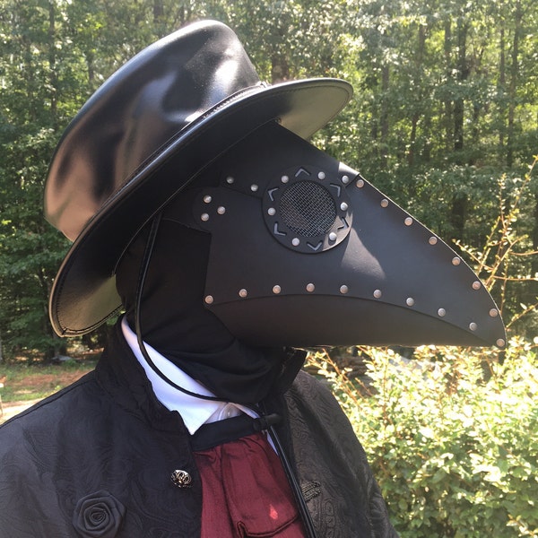 Custom Leather Plague Doctor Mask - Made to Order - Etsy