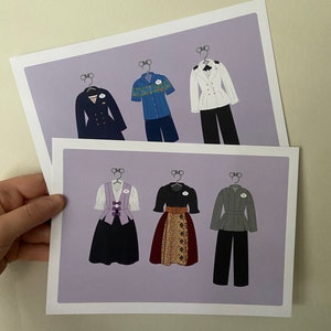 Cast Member Name Tag Display Frame and Print Casting Agency Door ...