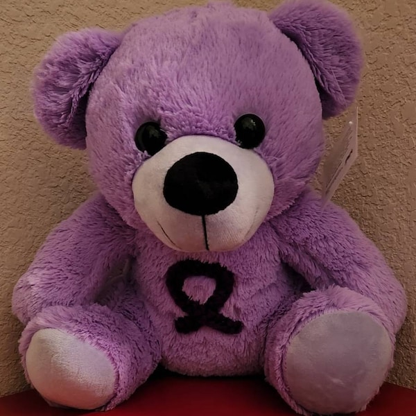 Chiari Malformation zipperhead Awareness 12 Bear Purple, Awareness ...