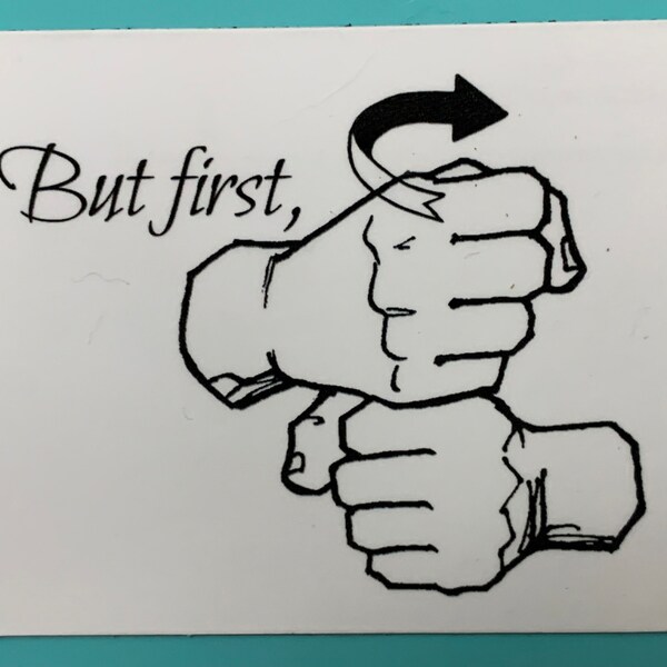 Magnet: Spill That Tea! ASL Gift for Deaf, CODA, Teacher of the Deaf ...