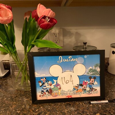 Days Til Disney Countdown Choose Framed 5 X 7 8 X 10 Disney - Etsy